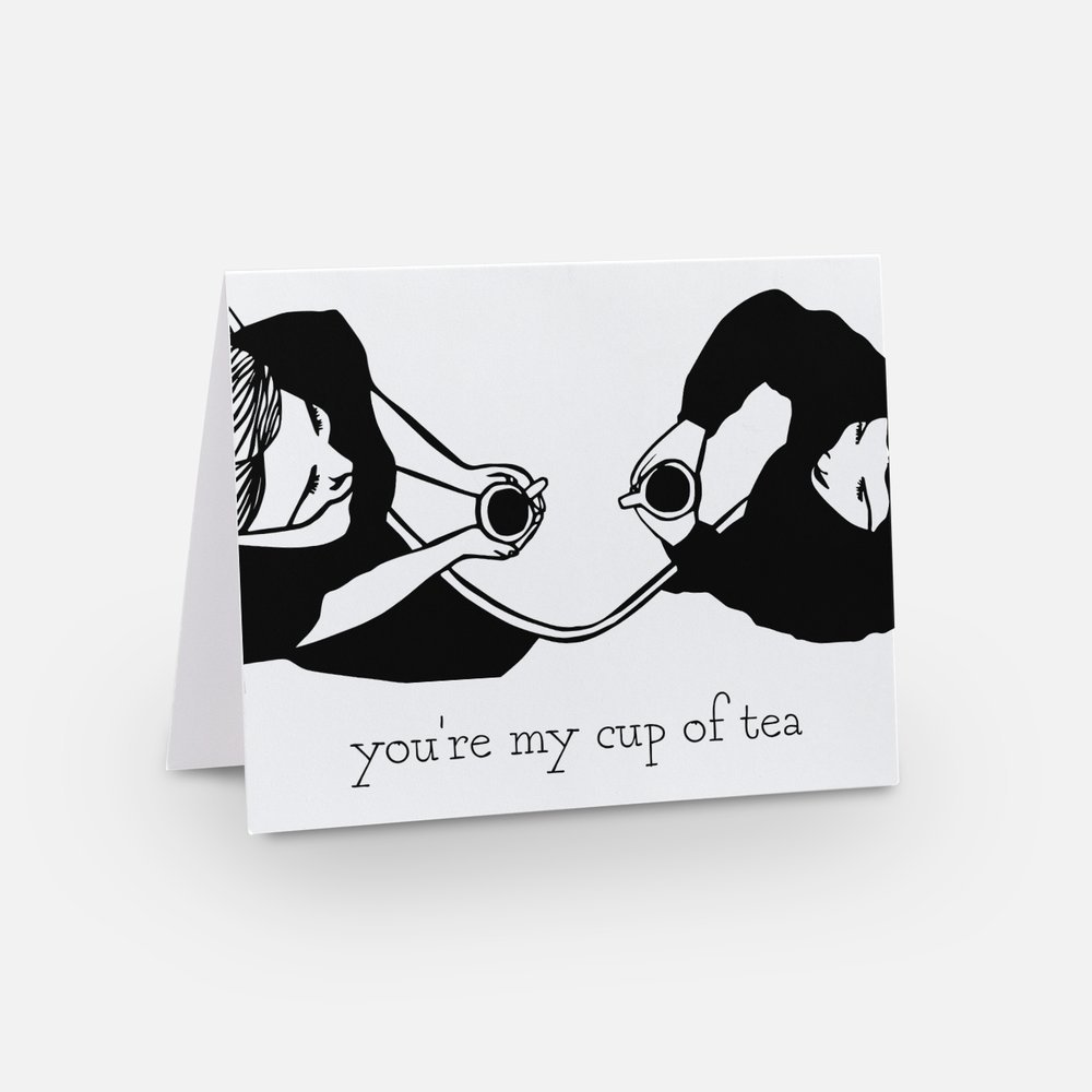 You're my cup of tea card — Sara Delighted
