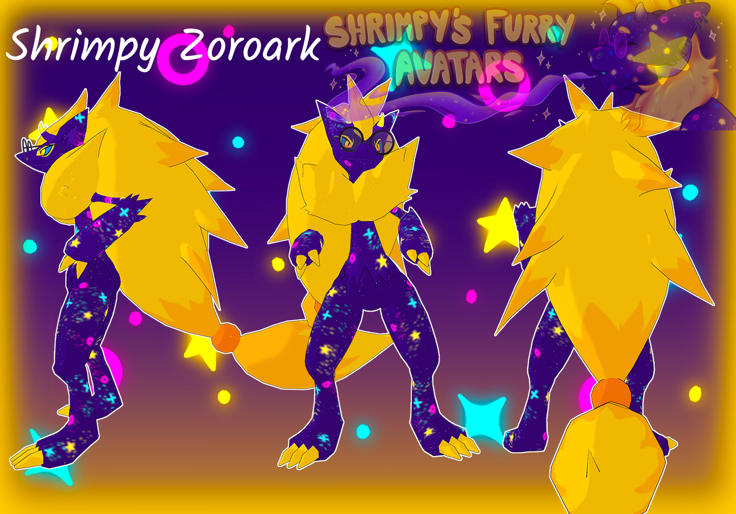 Zoroark — Shrimpy's Furry Avatars