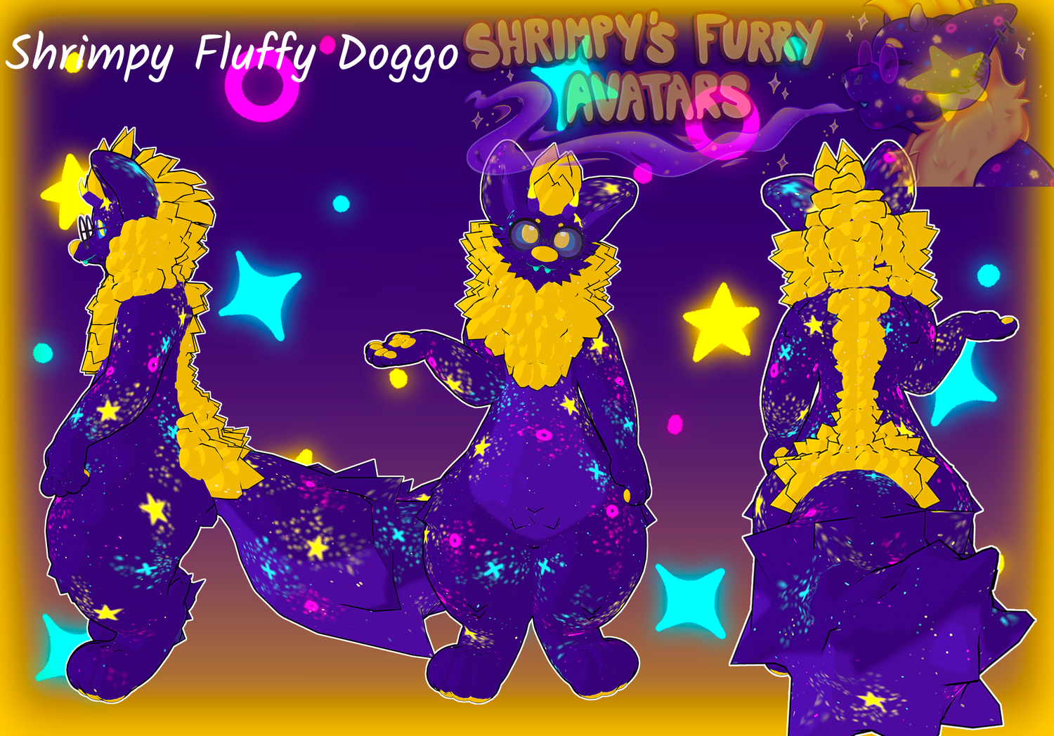 Fluffy Doggo — Shrimpy's Furry Avatars
