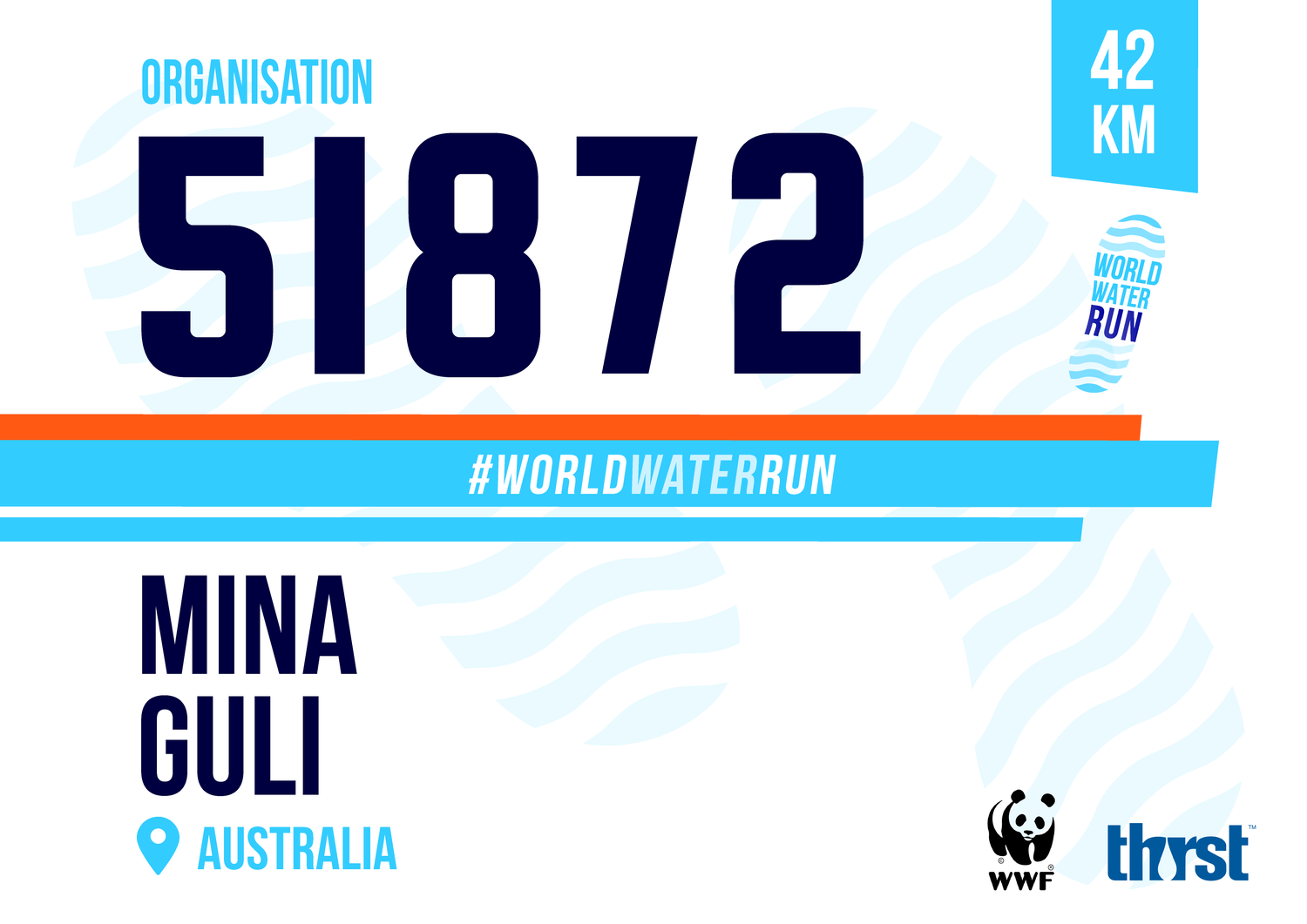 World Water Run | Run for Water — Run Blue