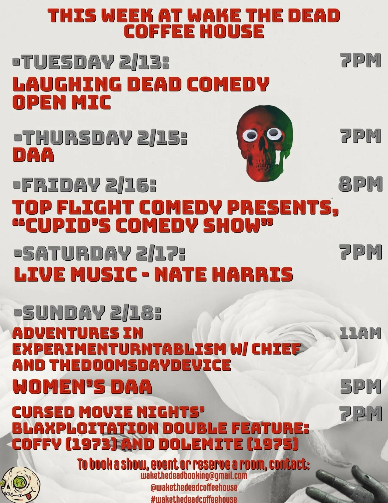 Events — Wake The Dead Coffee House