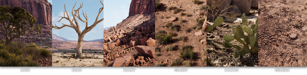 Striking Monument Valley Desert Environment - 64km² Map!