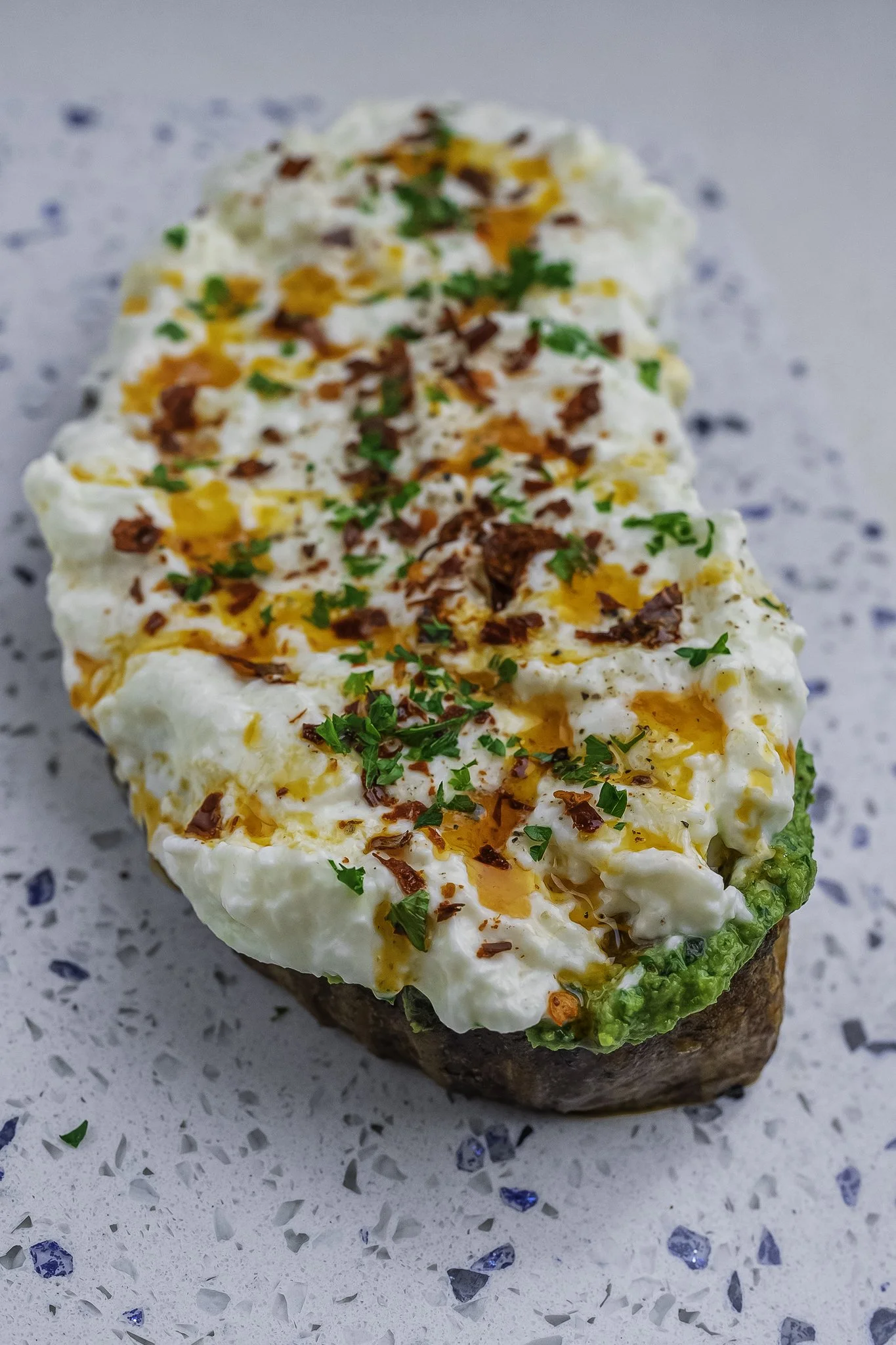 Olive Pesto & Burrata Toast — Bread Bake Beyond