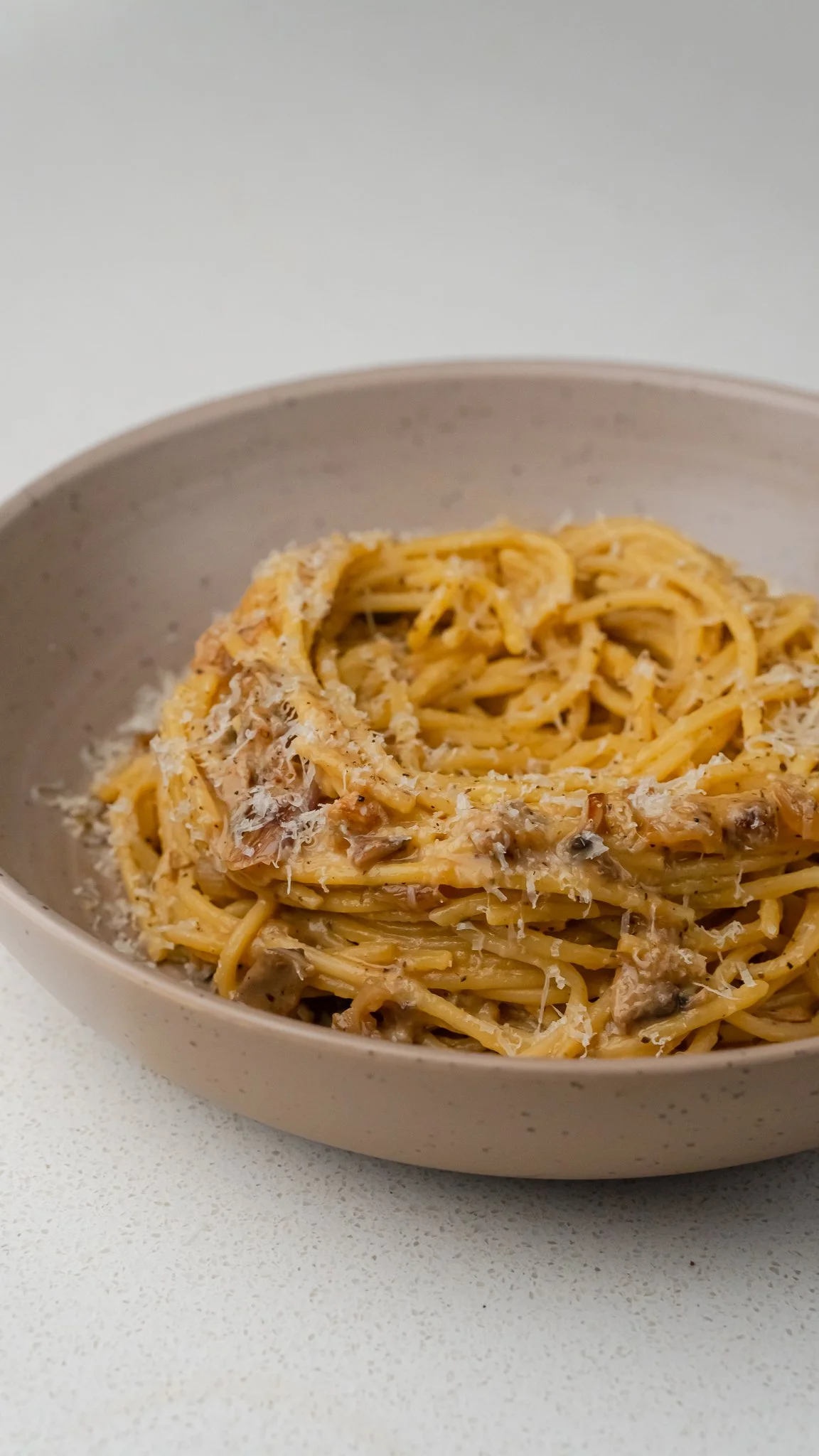 Creamy Mushroom Spaghetti — Bread Bake Beyond