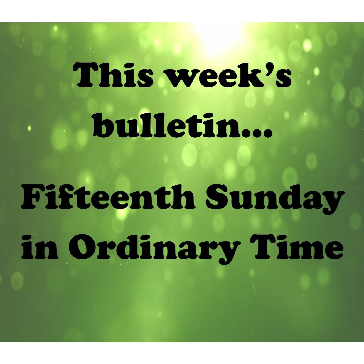 Services — Holy Trinity Catholic Parish