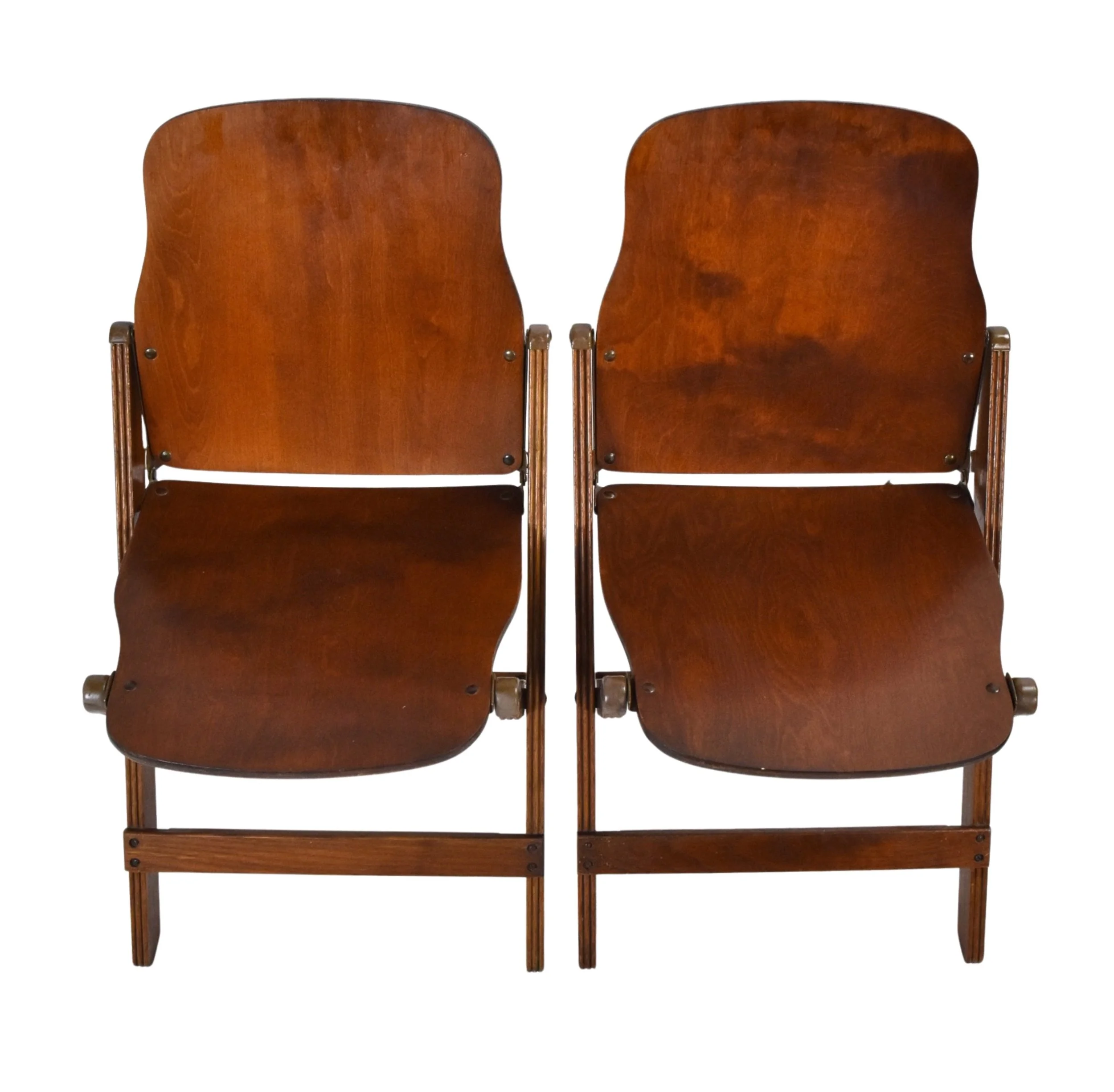 SOLD - 1940s Set of Four US Army Issued WWII Bentwood Folding Chairs ...