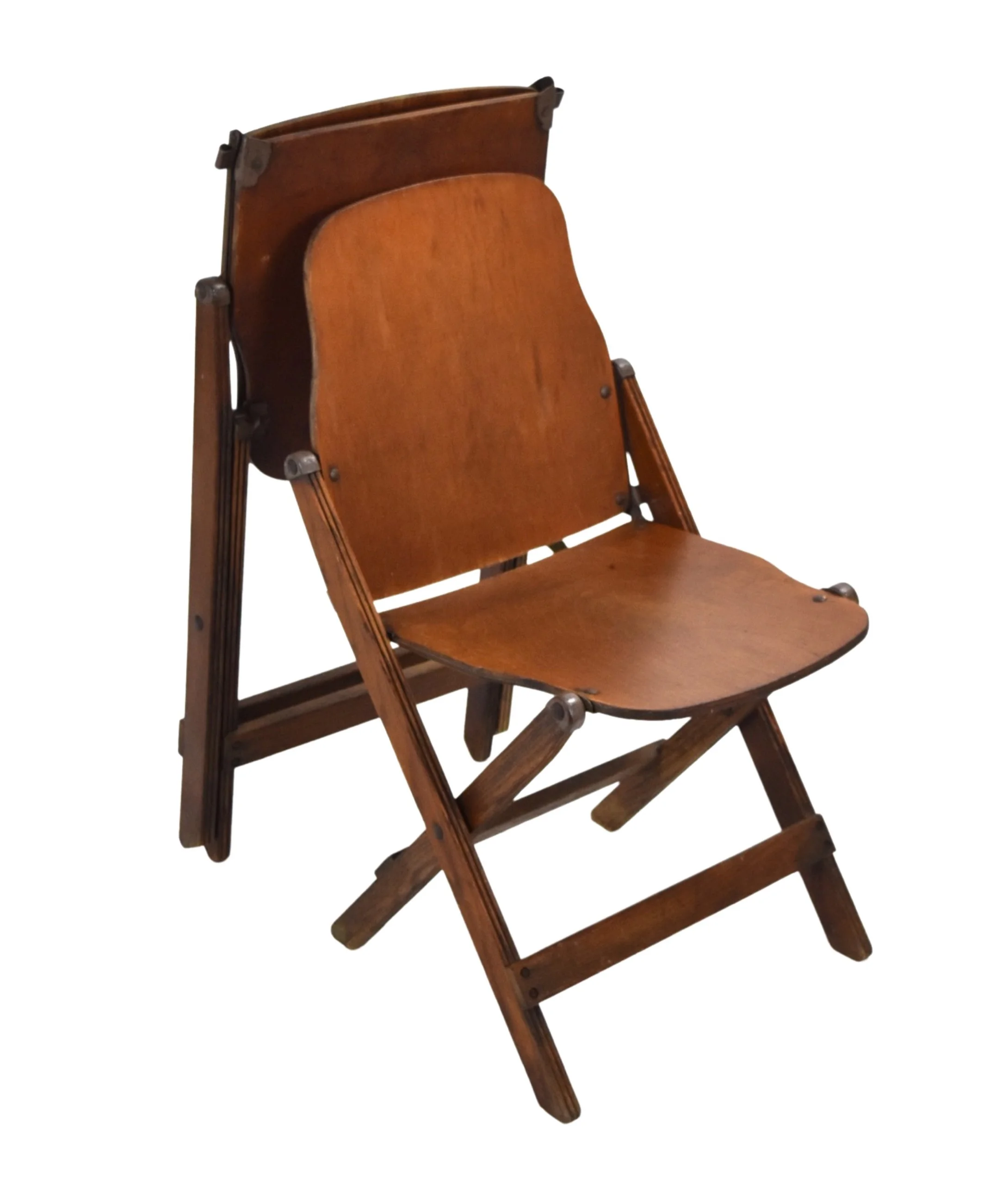 SOLD - 1940s Pair US Army Issued WWII Bentwood Folding Chairs ...