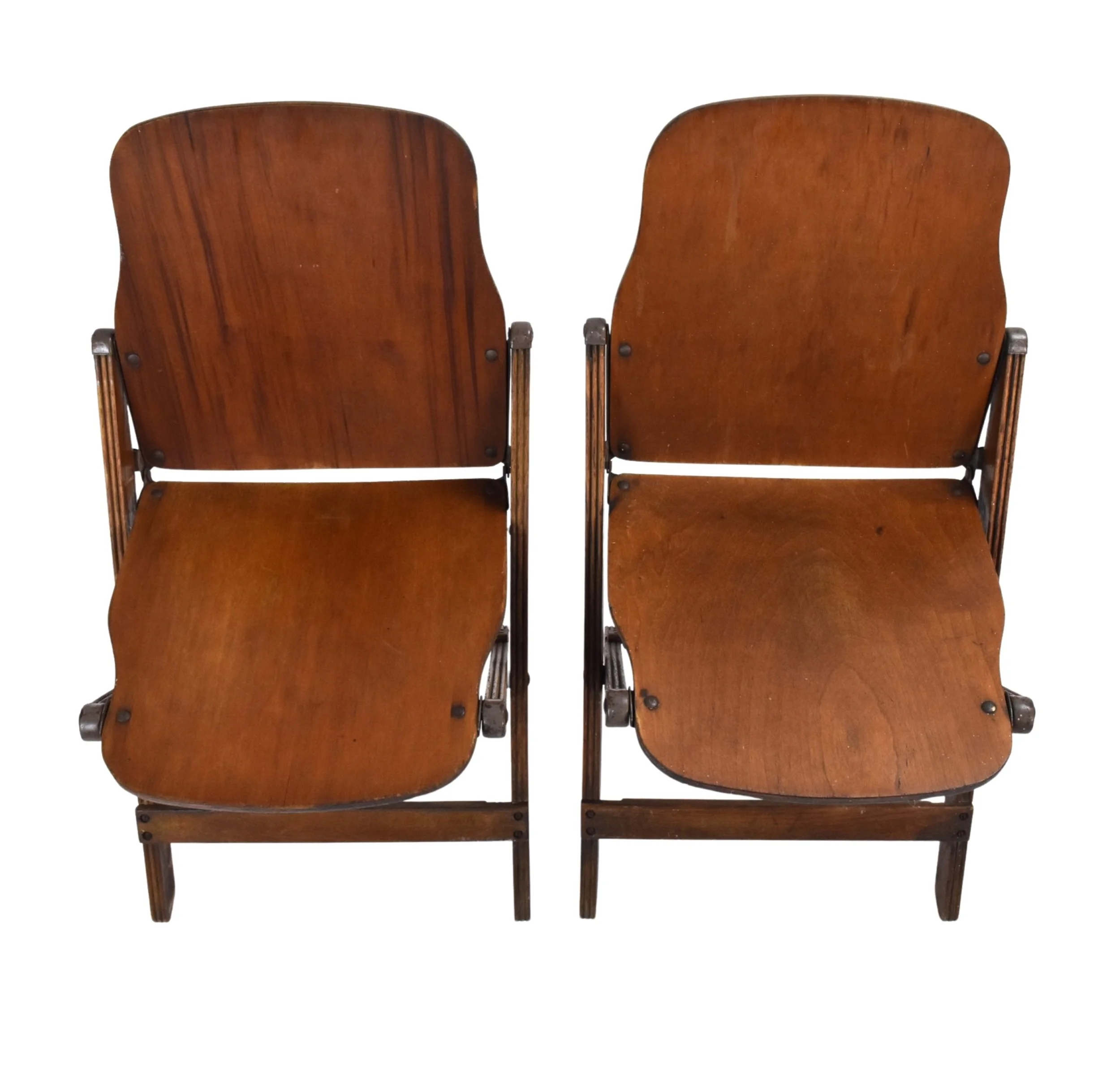 SOLD - 1940s Pair US Army Issued WWII Bentwood Folding Chairs ...