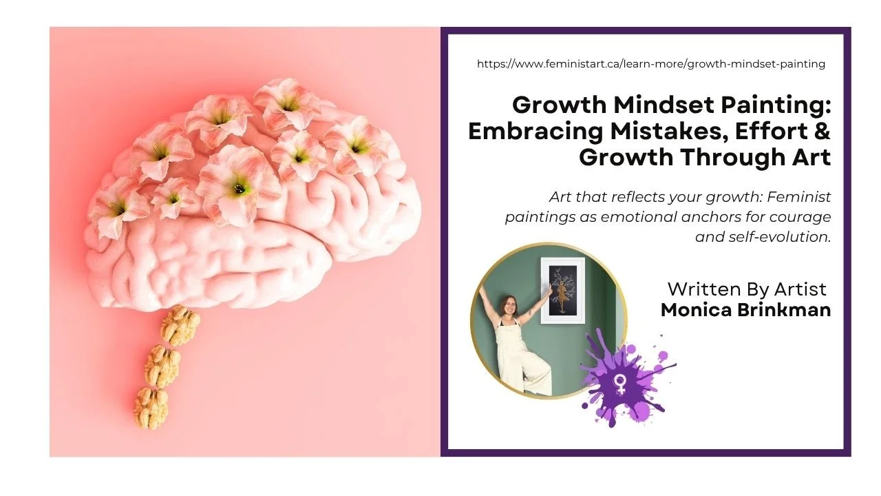 Growth Mindset Painting for Healing | Feminist Art That Transforms