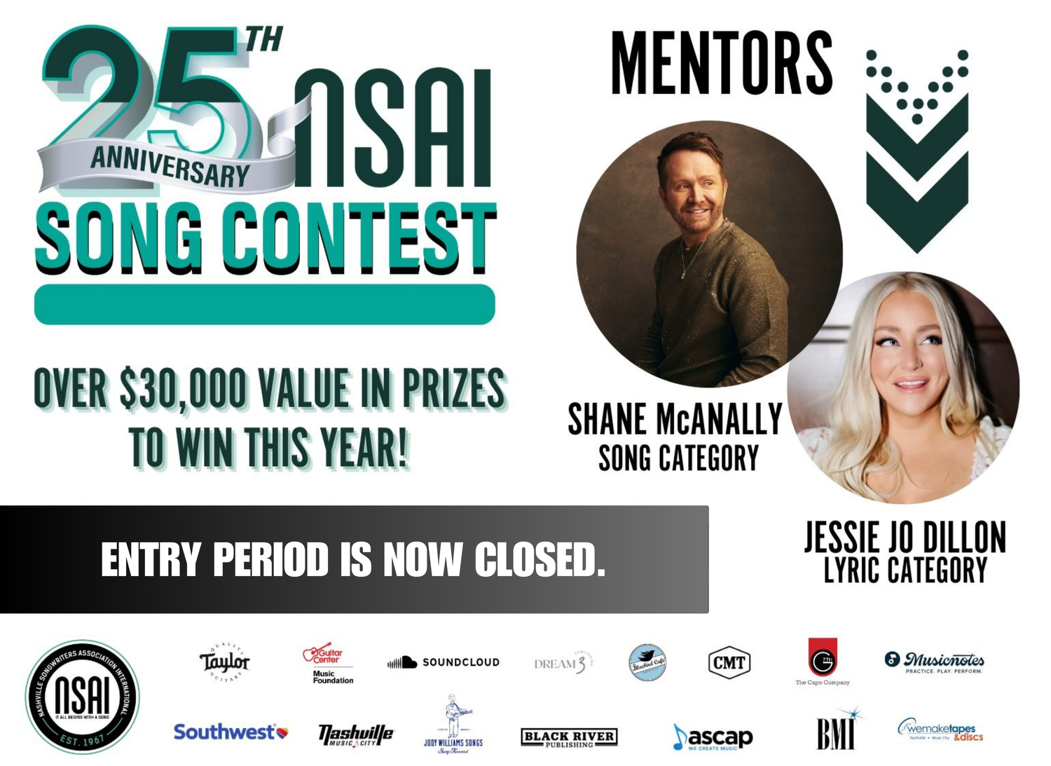 NSAI Song Contest 2024 - 25th Anniversary