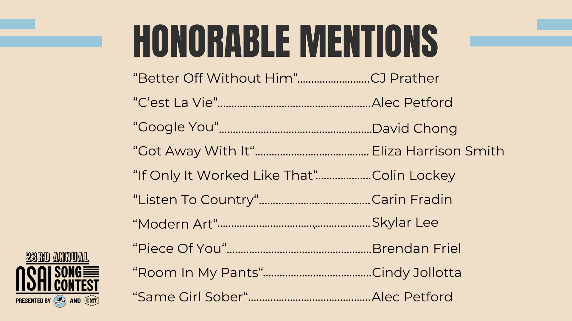 Home — NSAI Song Contest 26th Annual