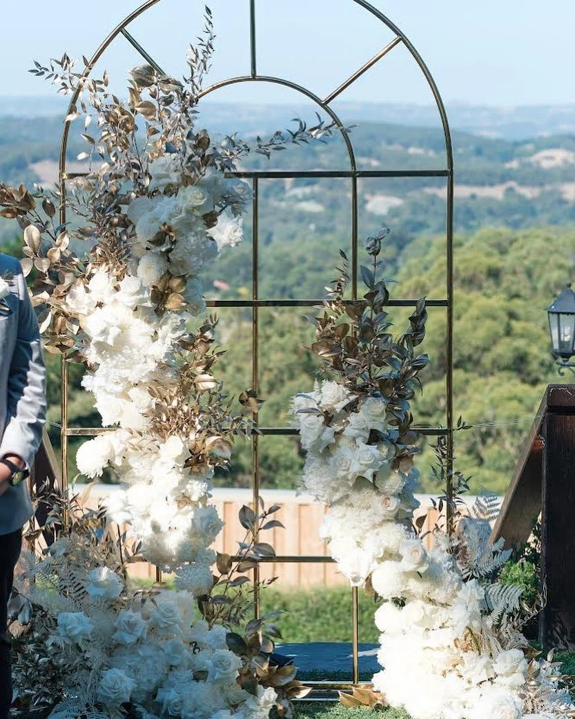 Ripple Arch - Straight Lines — Luxe Events