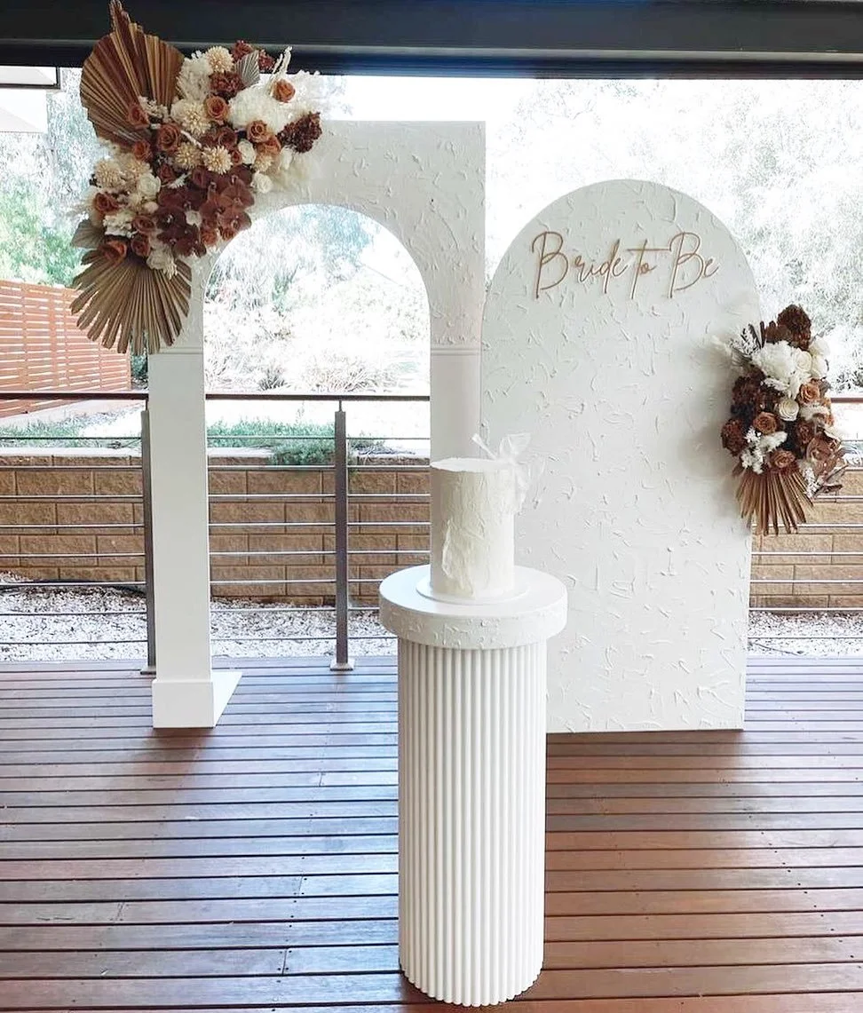 Flower Plinth Trio — Luxe Events