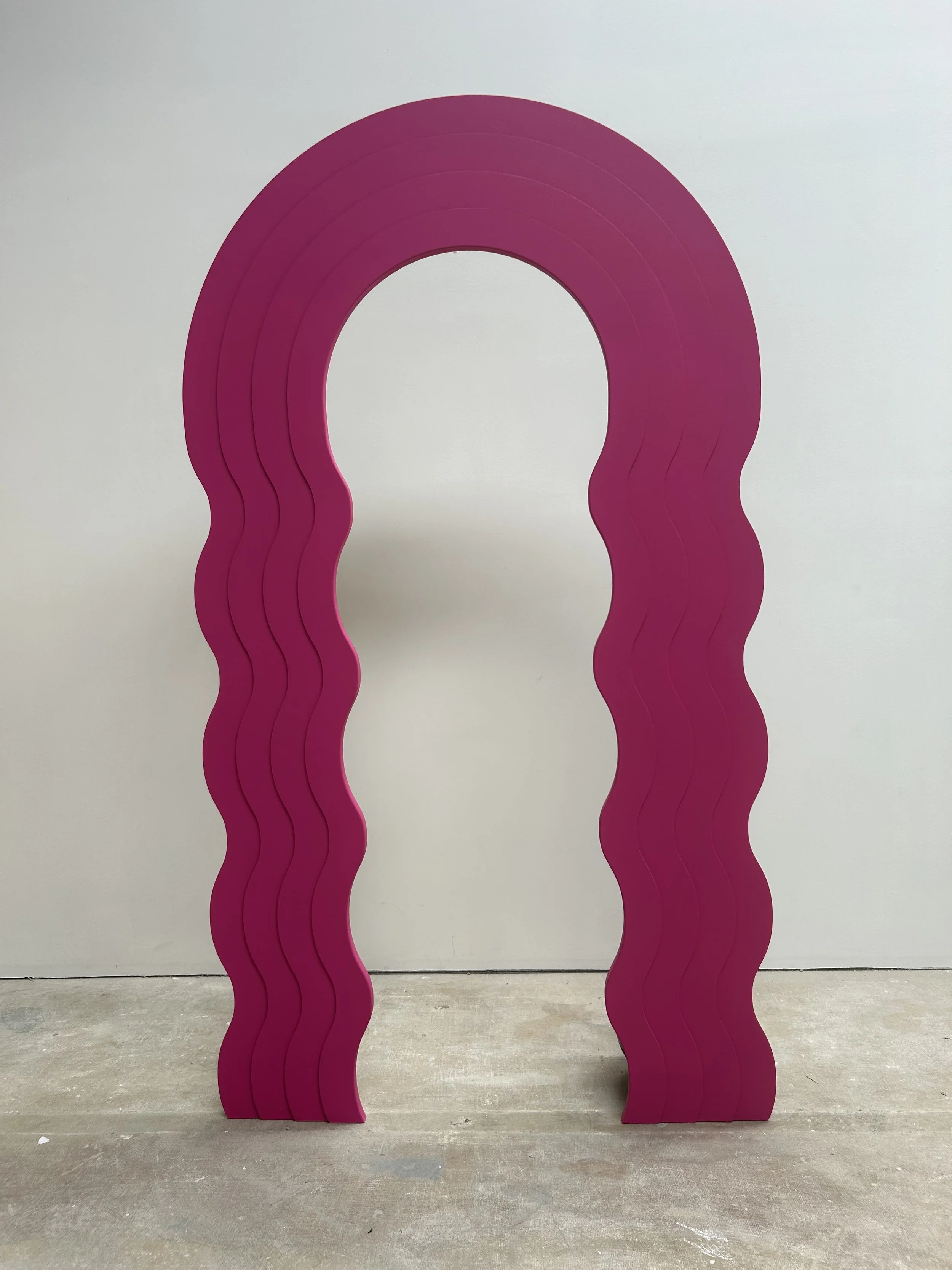 Square Ripple Backdrop + Arch Set — Luxe Events