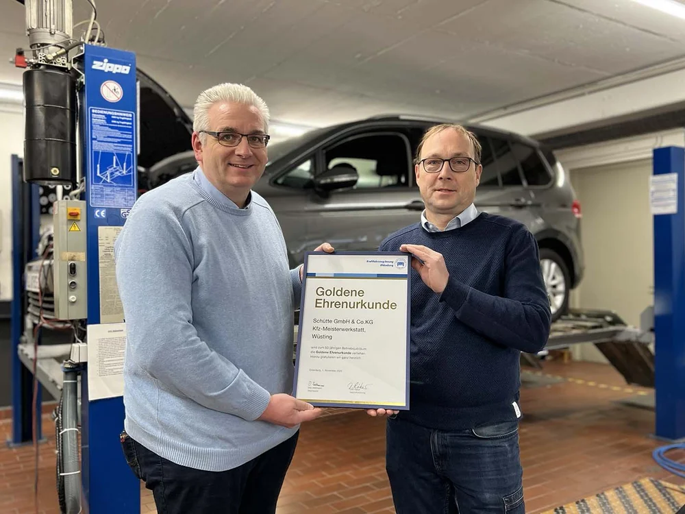 Kfz-Meisterwerkstatt Schütte GmbH & Co. KG feiert 50-jähriges Bestehen ...