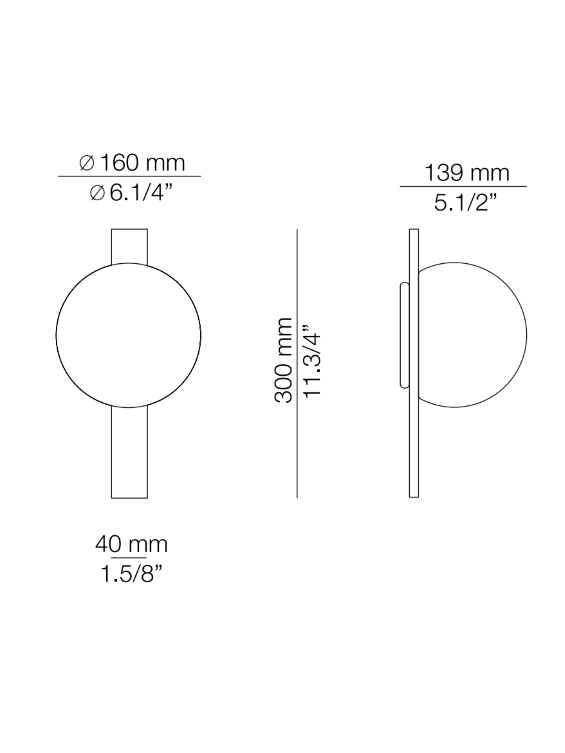 Outdoor Wall Sconce Black CIRC A-3720X by Estiluz — estiluz