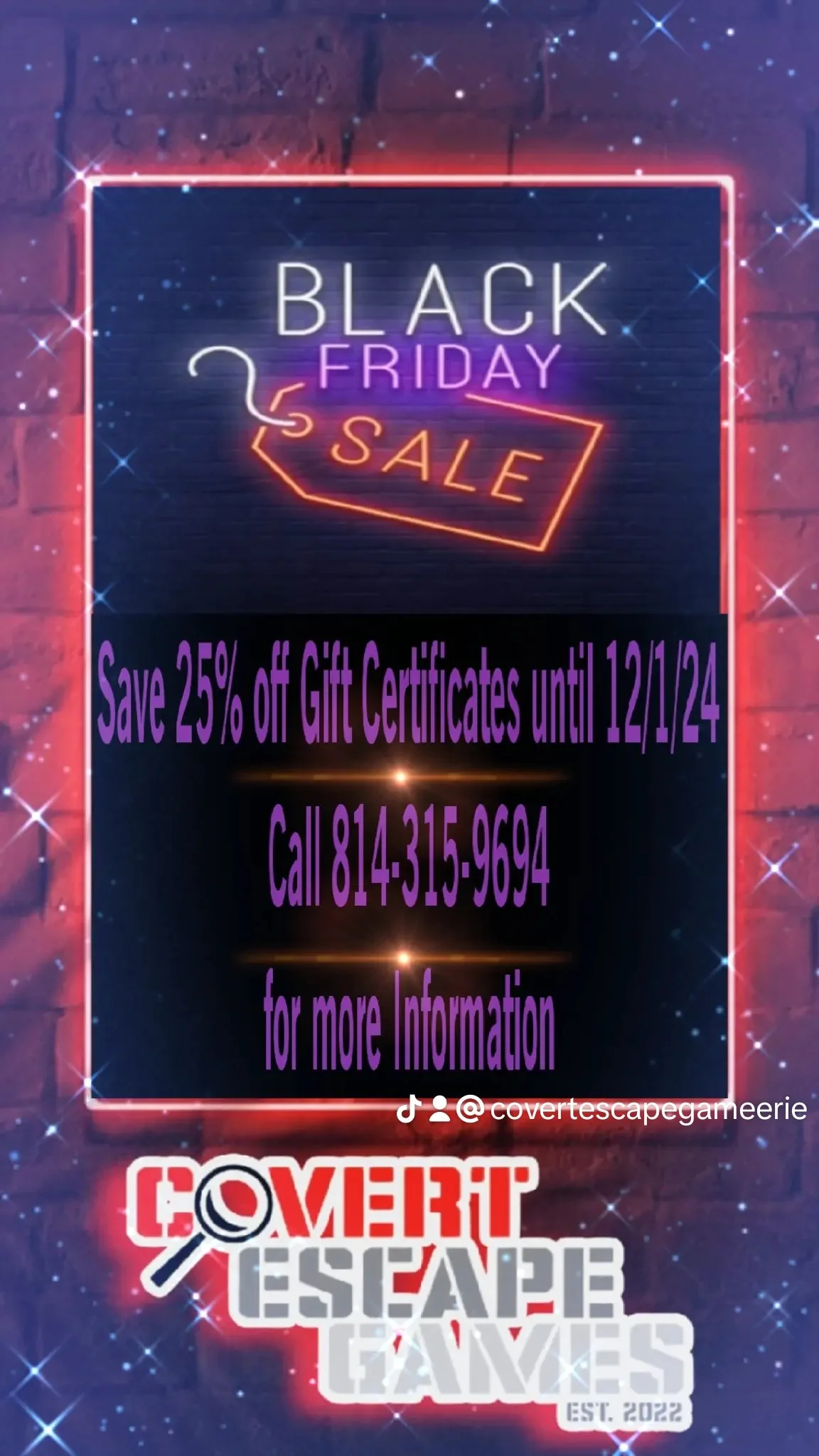 Covert Escape Games — An Immersive Experience