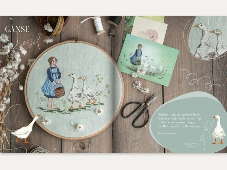Enchanting Cross Stitch Book of Daniela Drescher illustrations by ...