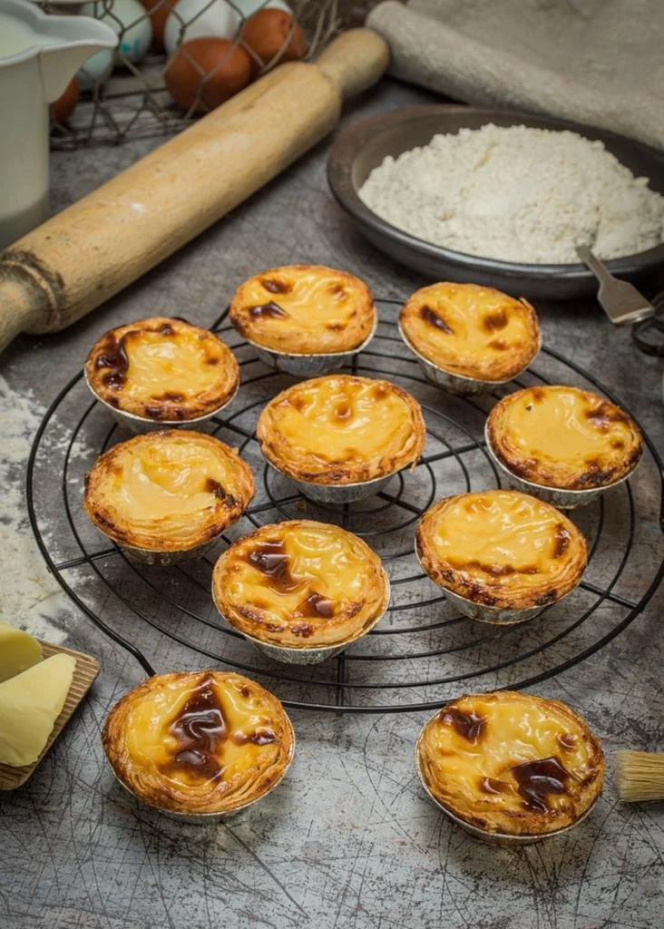 Portuguese custard tarts — De Baere