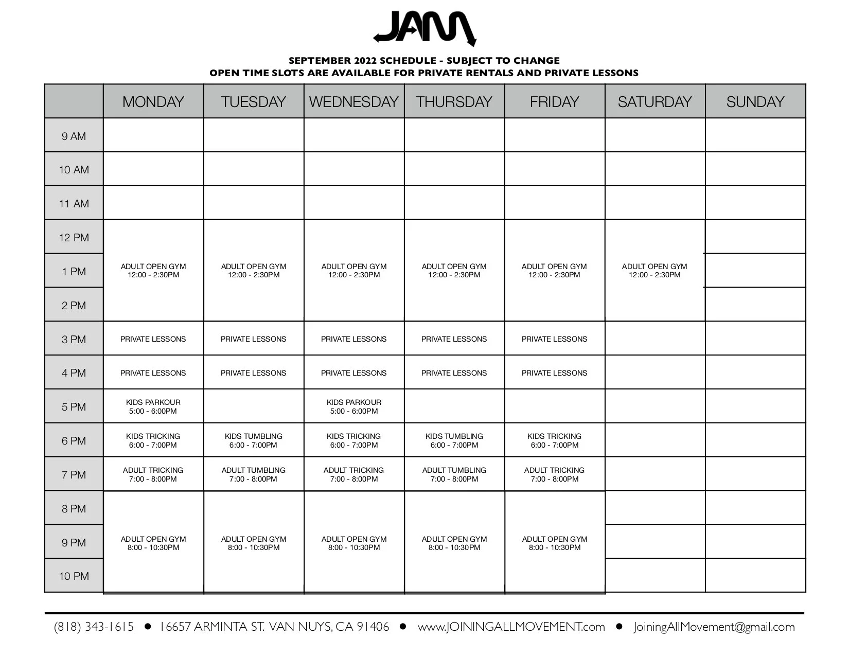 Joining All Movement