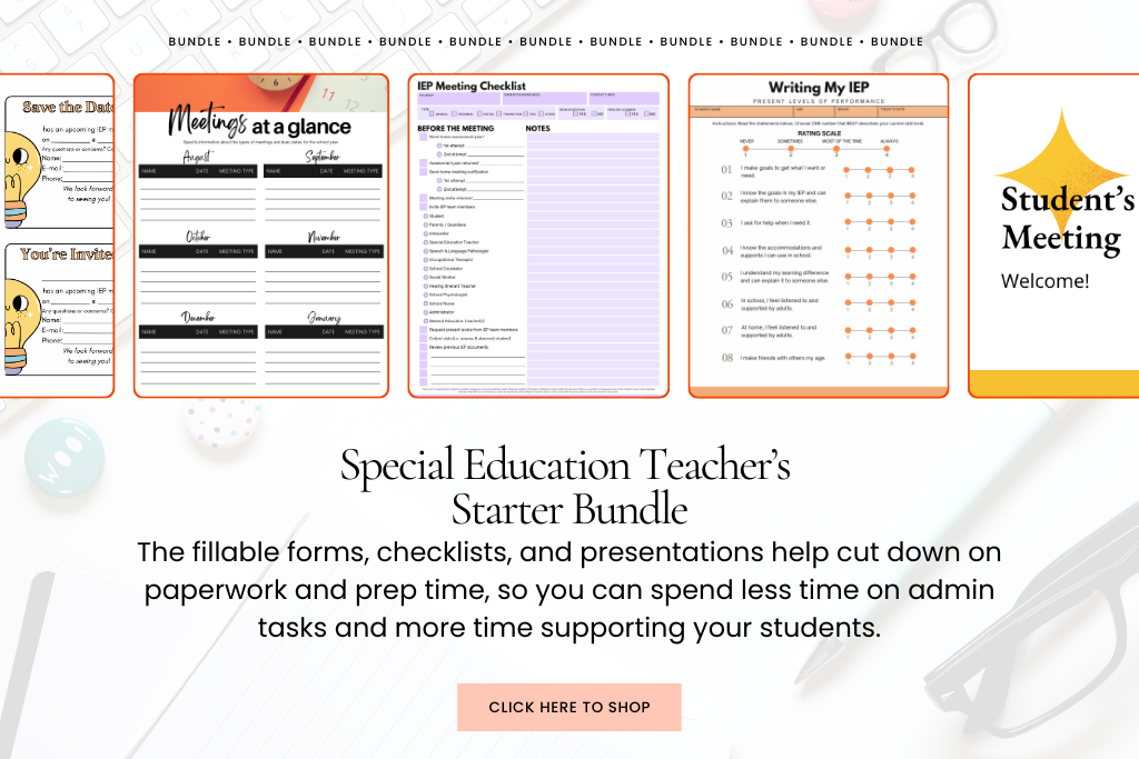 New Special Education Teacher Resources — Jodi Romero