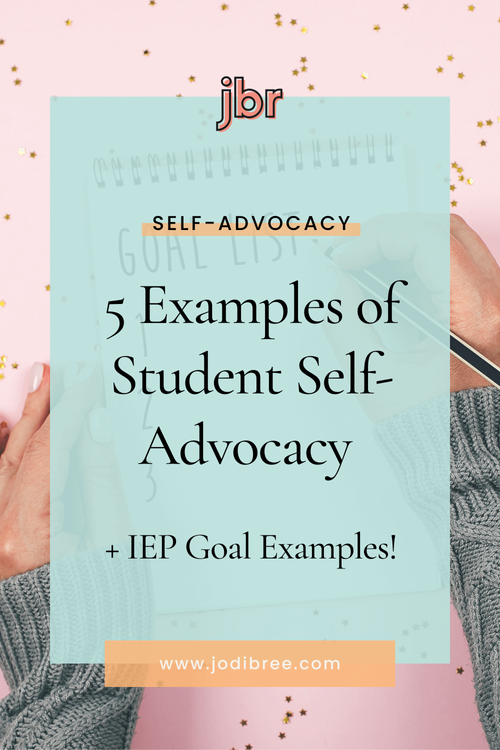 5 Examples of Student Self-Advocacy — Jodi Romero