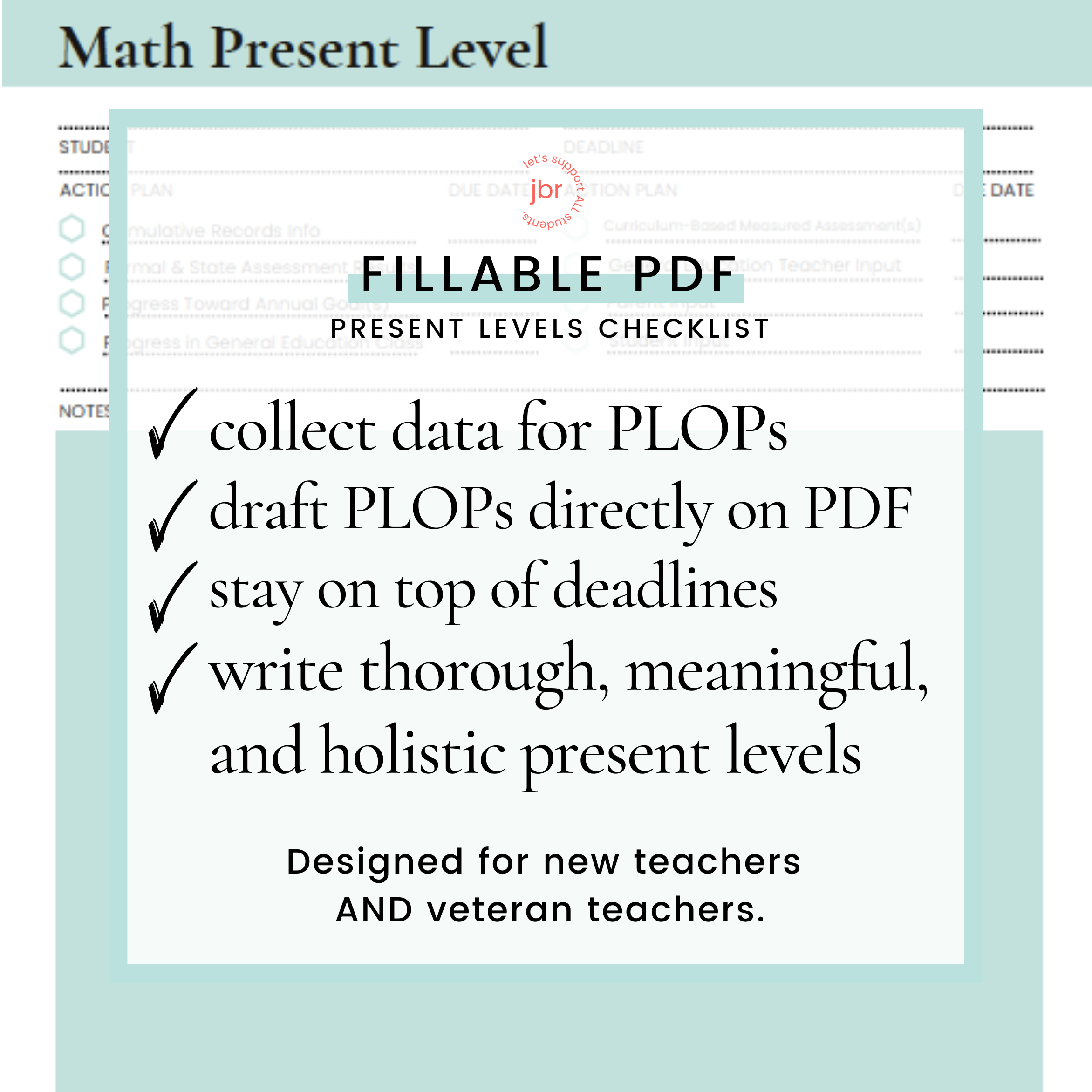 Editable IEP Meeting Checklist | Editable IEP Checklist | Editable PDF ...