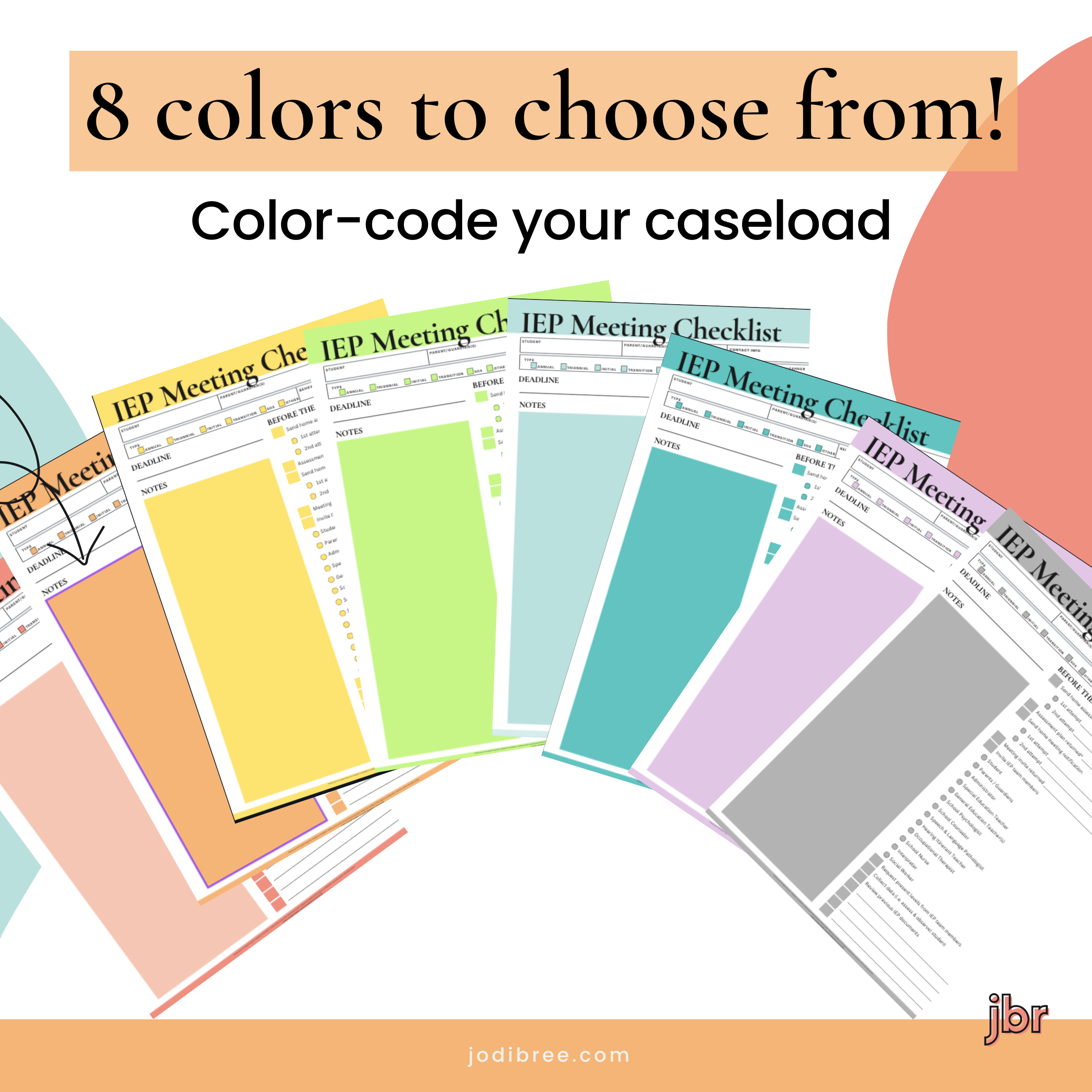 Editable IEP Meeting Checklist | Editable IEP Checklist | Editable PDF ...