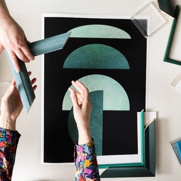 Find Your Perfect Frame: The Midcentury Emerald Moons — Chicago Frame ...