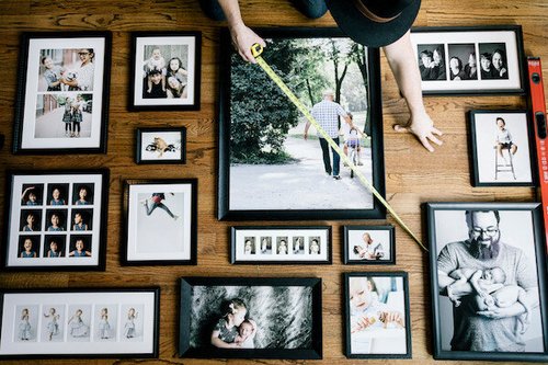 How To Hang A Gallery Wall — Chicago Frame Shop | Custom Picture ...
