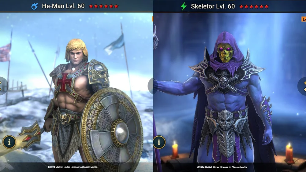 Latest Raid Cross Over adds 2 New Legendaries: He-Man and Skeletor one ...