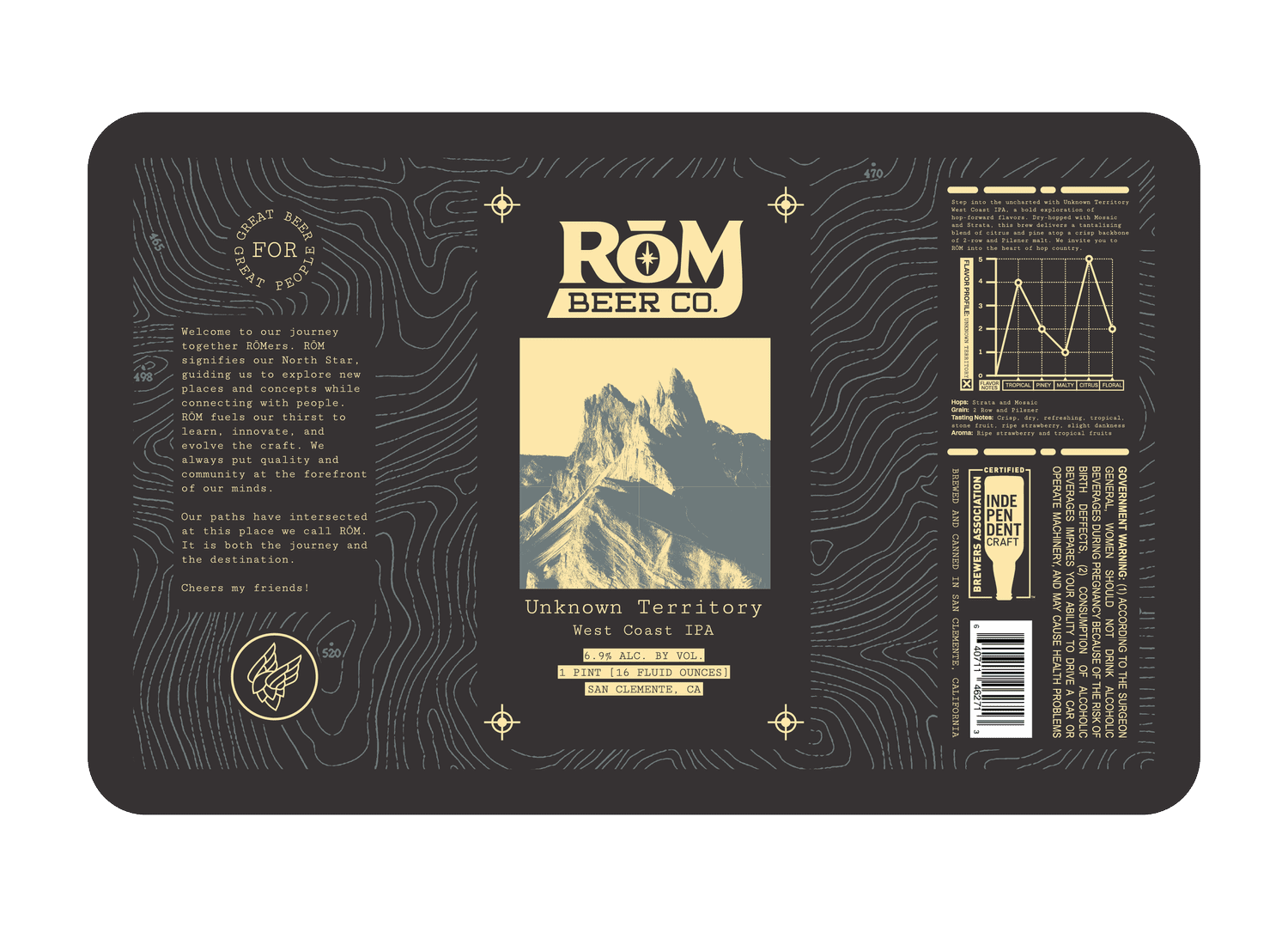 Fresh new beer — Craft Beer - RŌM Beer Co