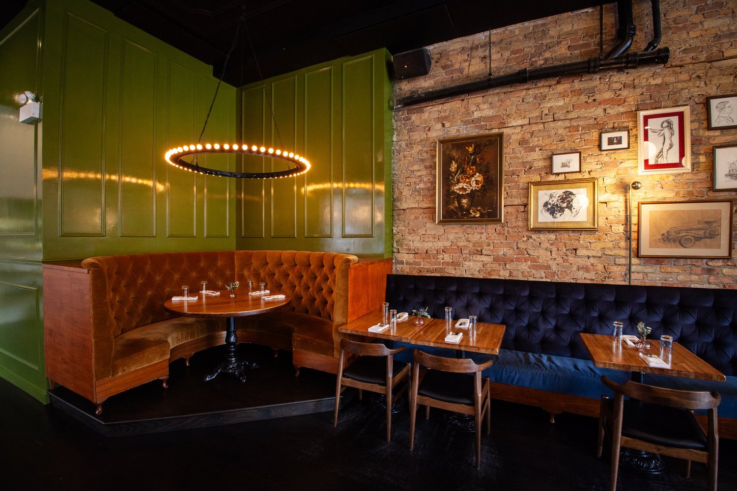 Willow Room Restaurant Interior Design | Siren Betty Design — Siren ...