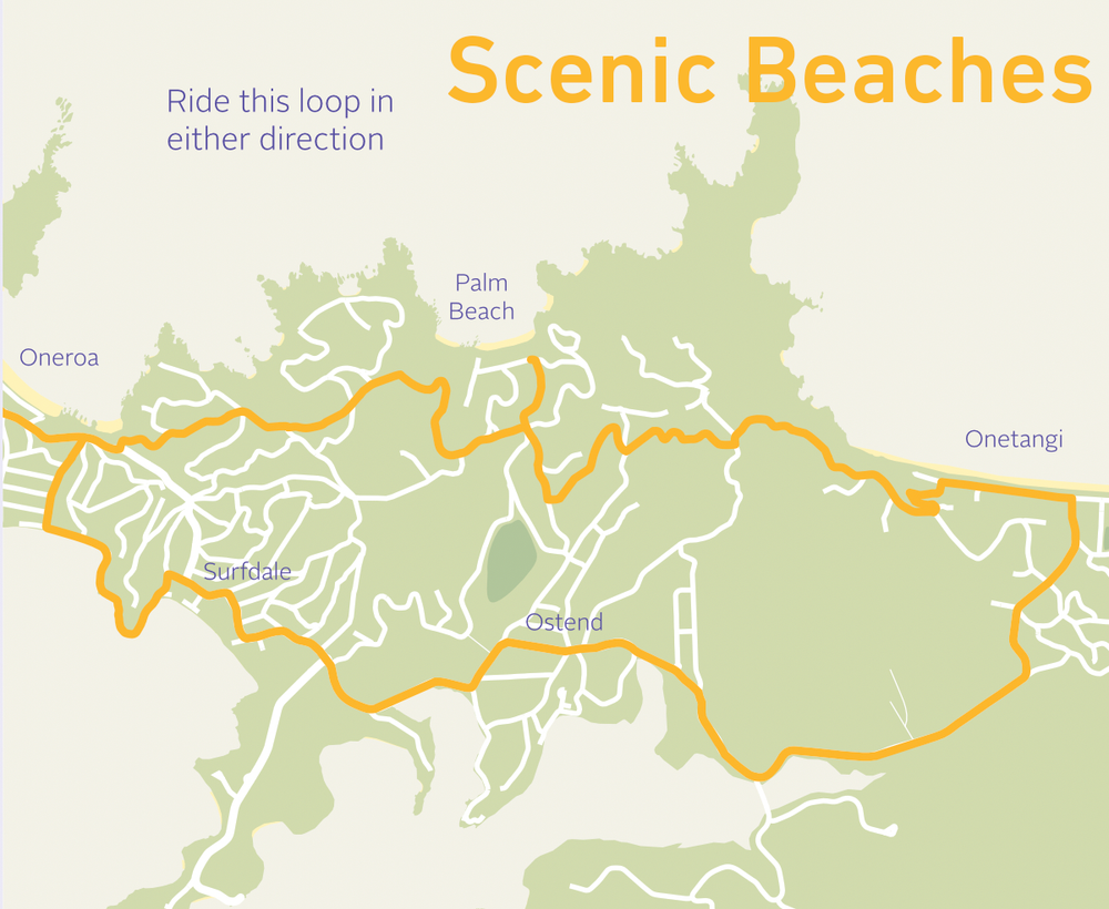 Bike Map for Waiheke Island — Cycle Action Waiheke