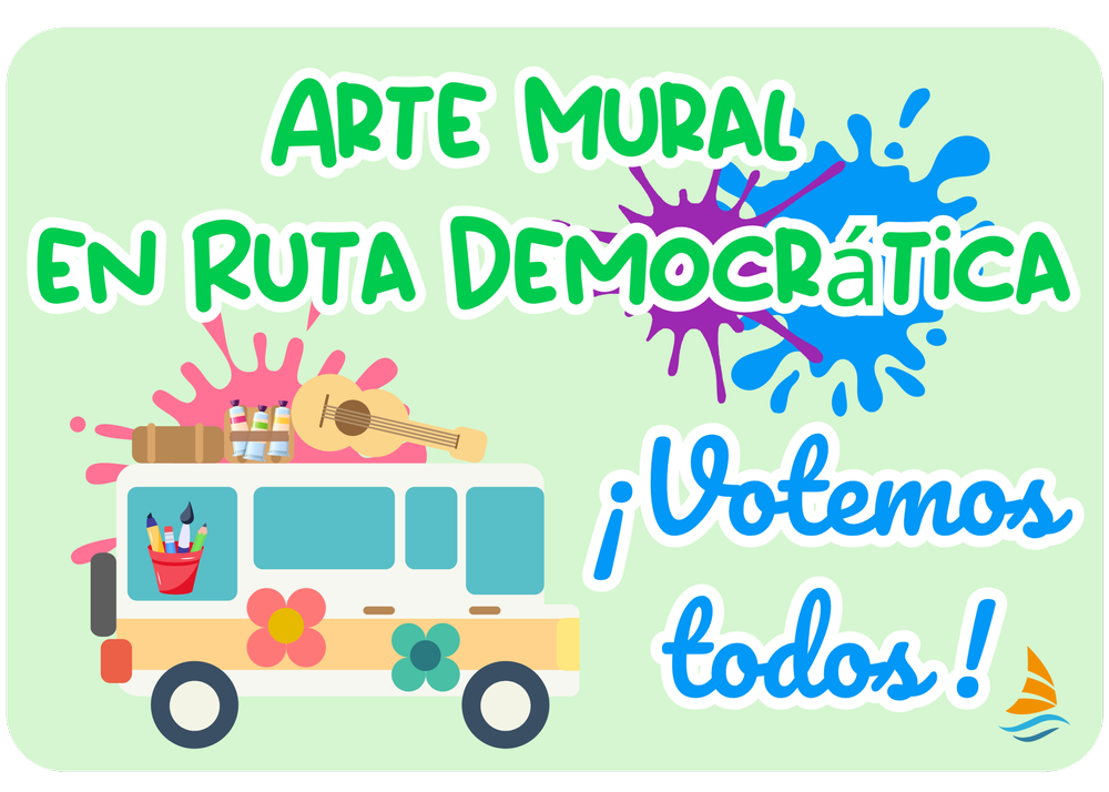 Arte Mural en Ruta Democrática — AREA DEMOS Think Tank