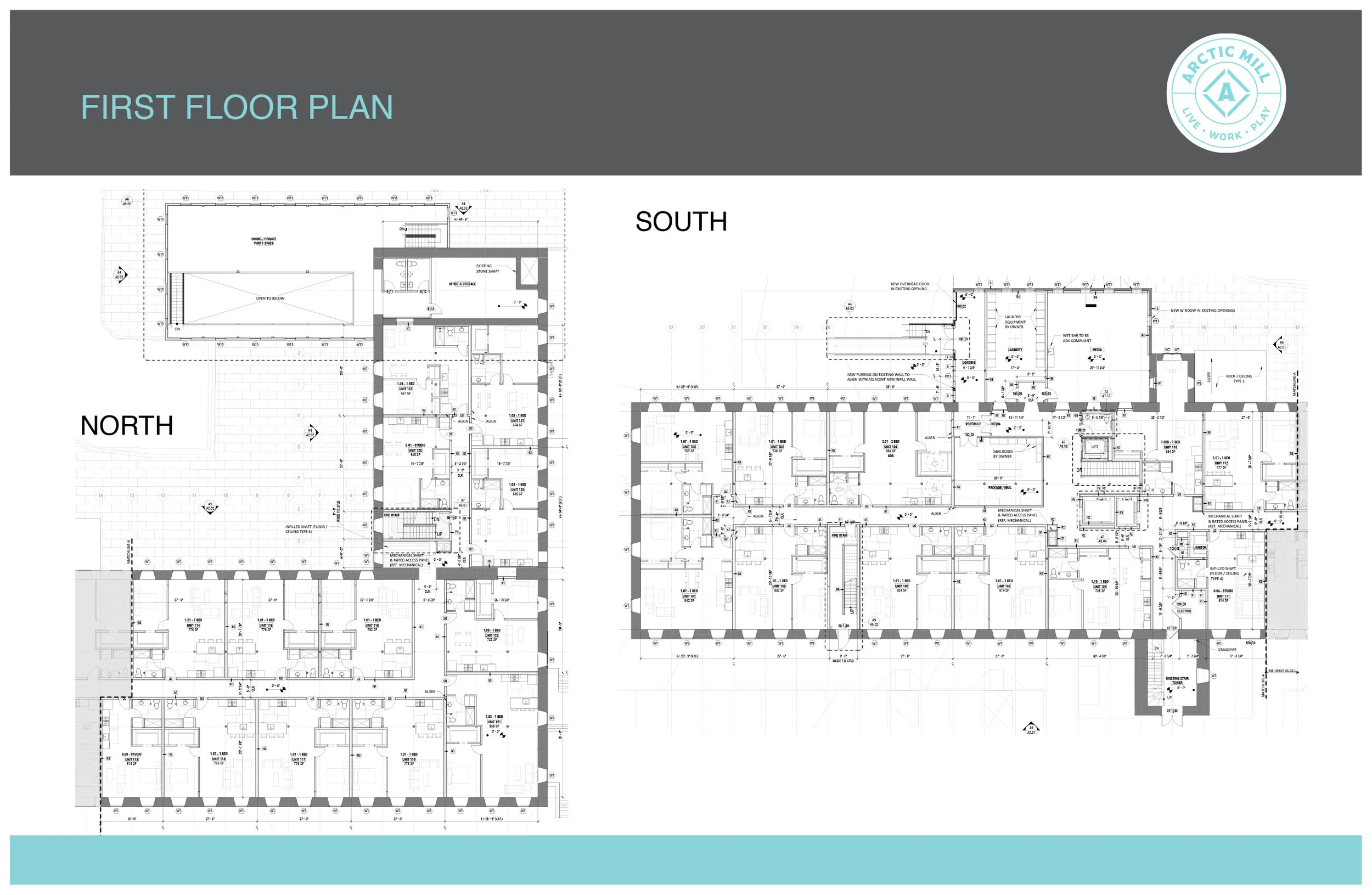 Floor Plans — Arctic Mill