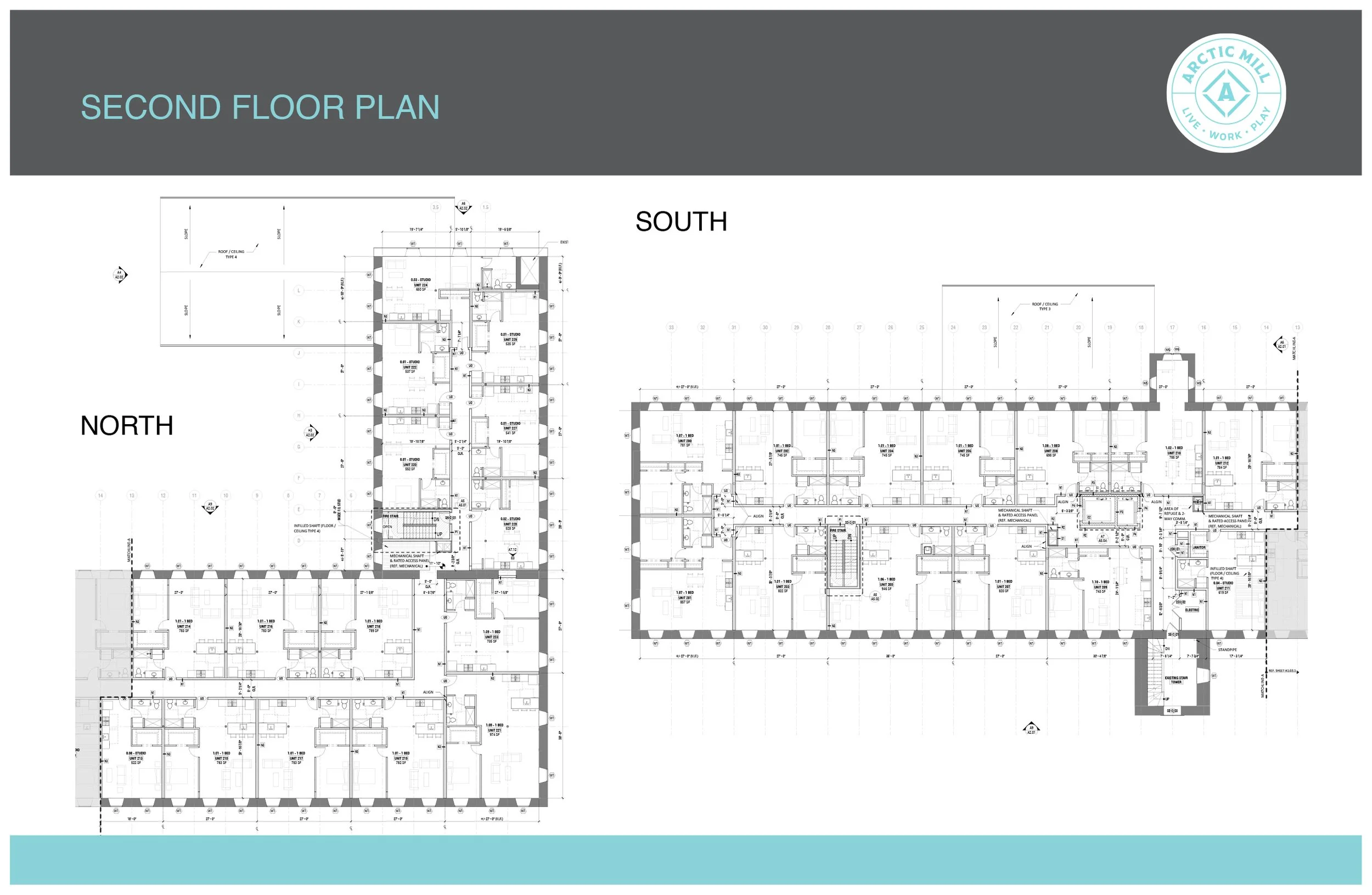 Floor Plans — Arctic Mill