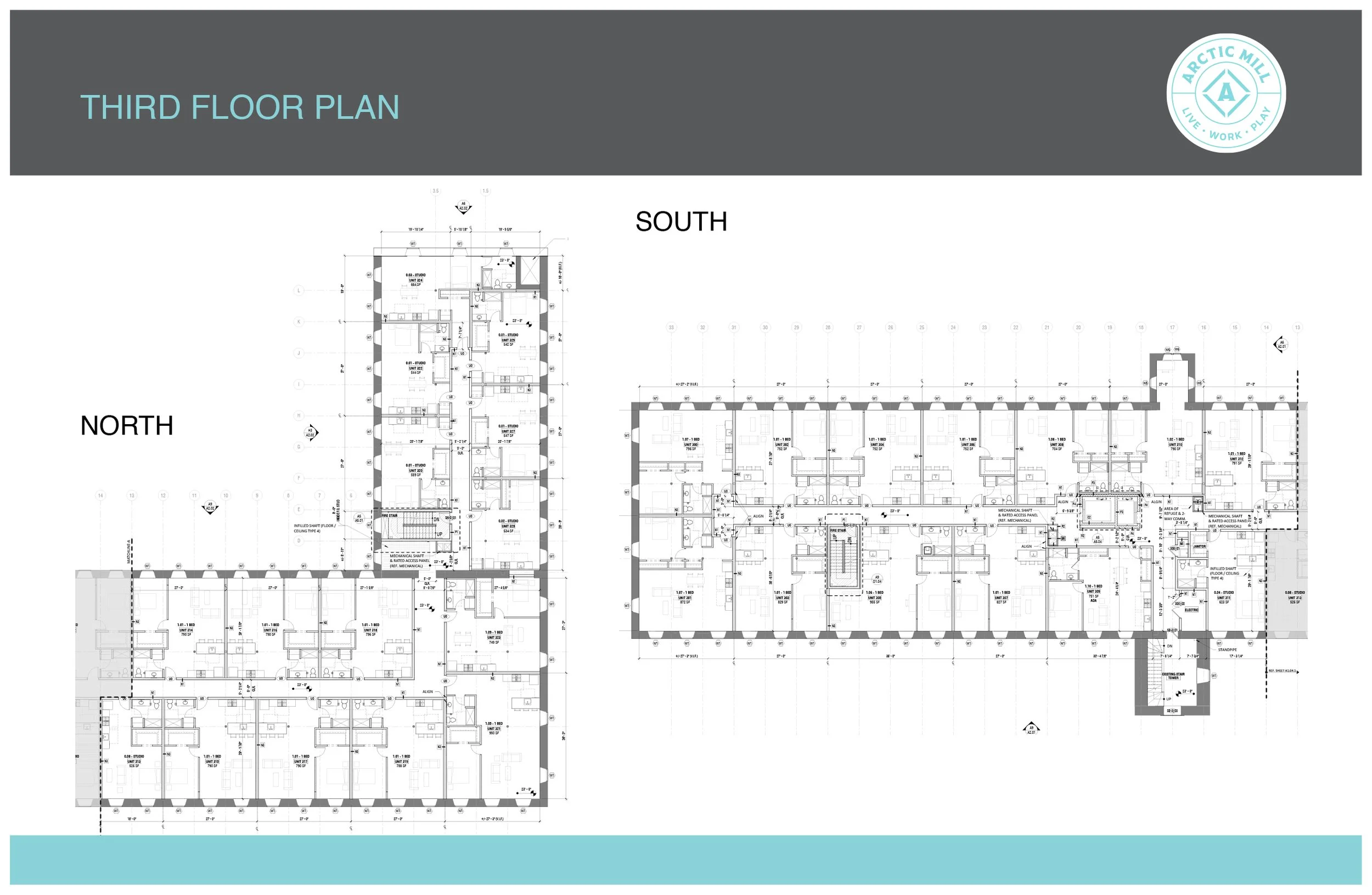Floor Plans — Arctic Mill