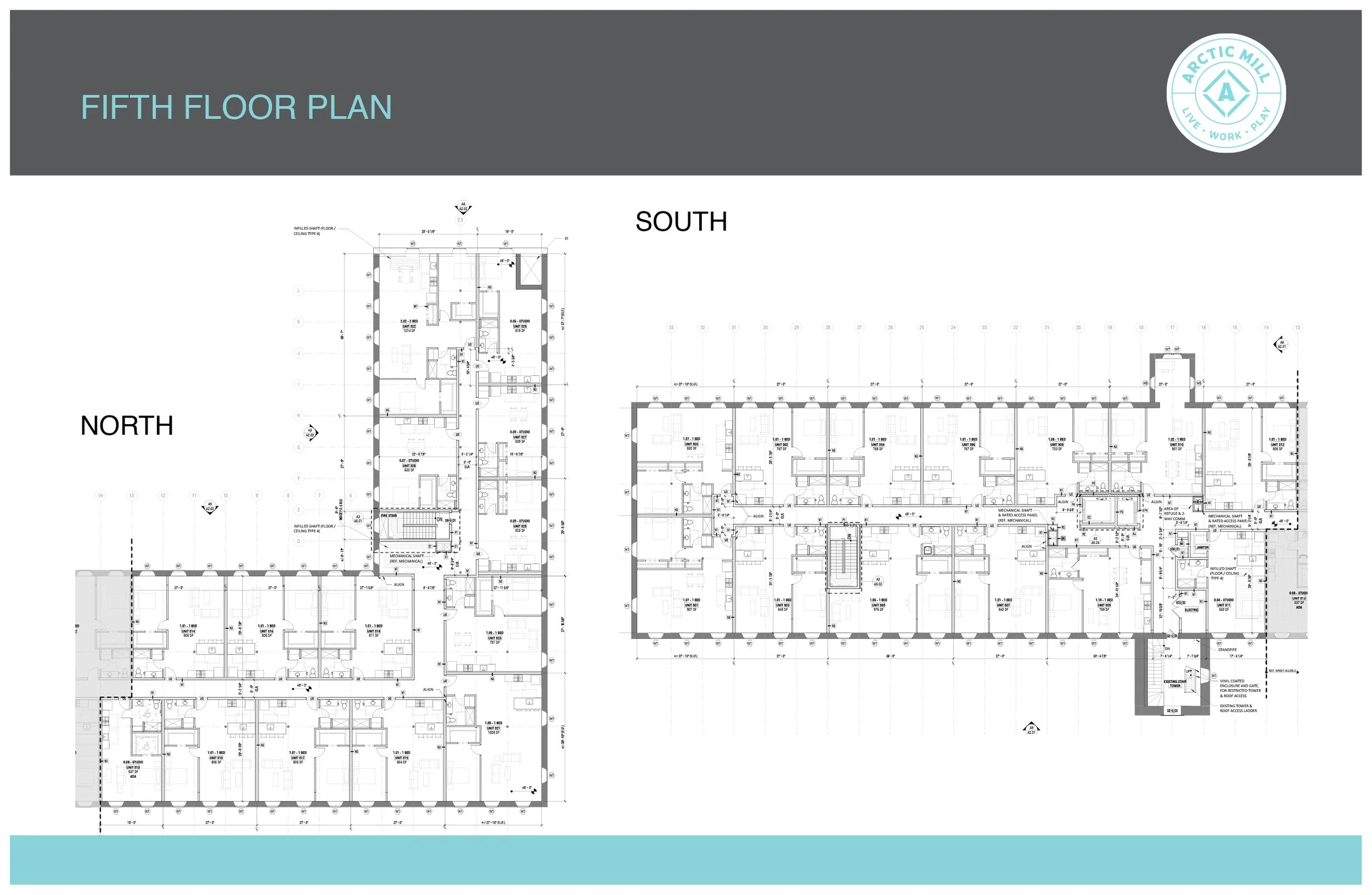 Floor Plans — Arctic Mill