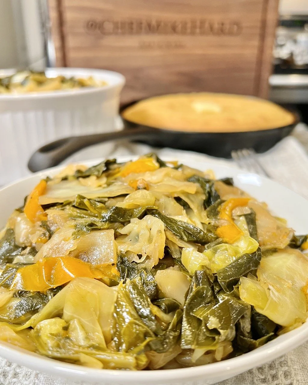 Ultimate Mixed Cabbage & Collard Greens Recipe — @chefmikehard Recipes!