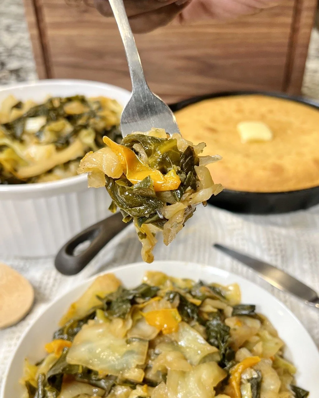 Ultimate Mixed Cabbage & Collard Greens Recipe — @chefmikehard Recipes!