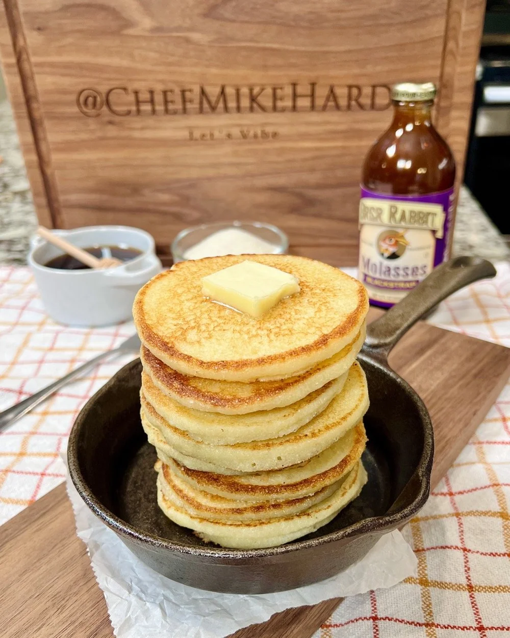 Crispy Edged Classic Southern Hoe Cakes — @chefmikehard Recipes!