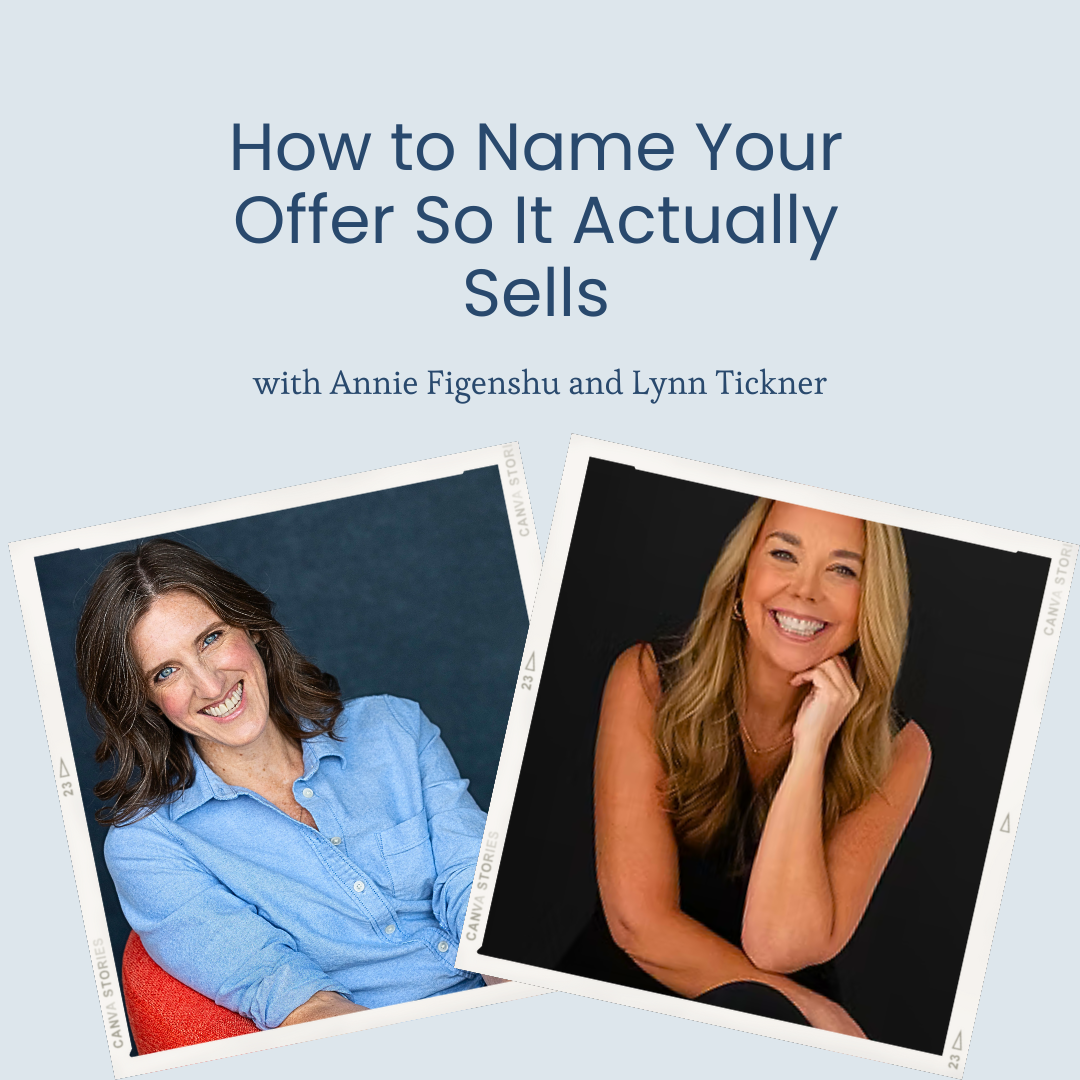 How to Name Your Offer So It Sells — Downstage Media