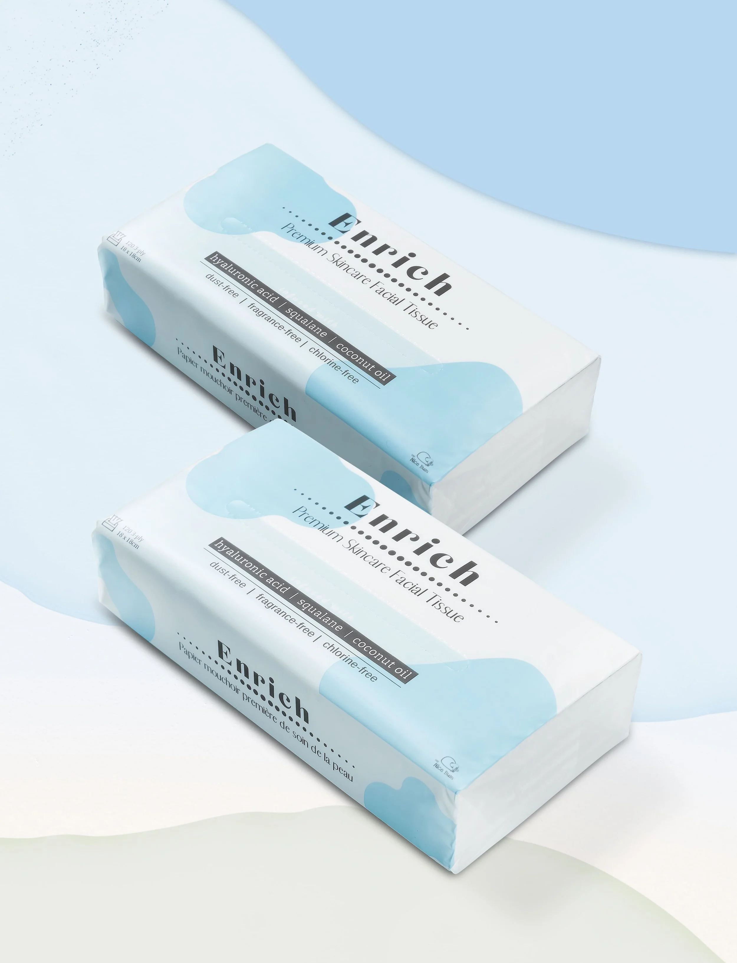 The Nice Bum - Soft Tissues and Flushable Wipes for Your Comfort