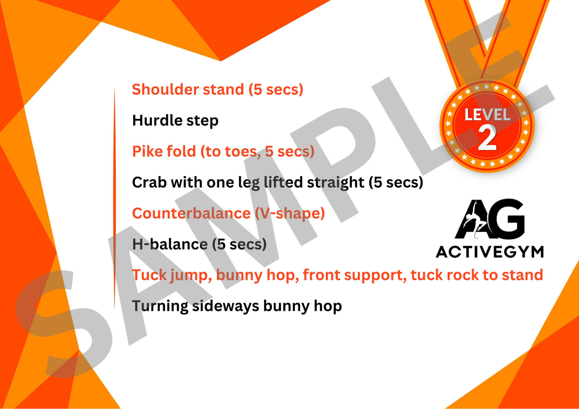 Certificates — Active Gym