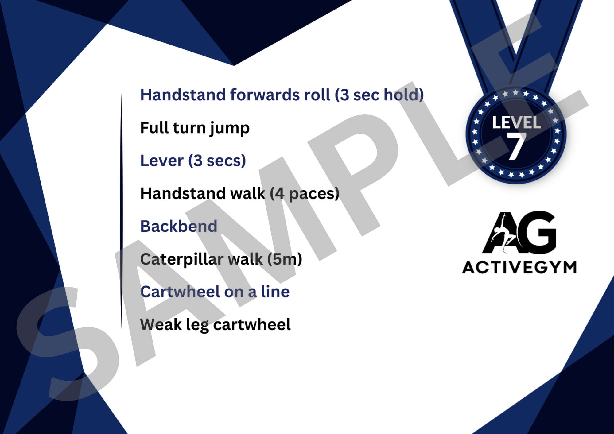 Certificates — Active Gym