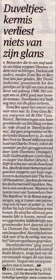 Pers — Esmé Bos & Bart Voet | muziek en theater