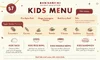 KIDS MENU — BON BANH MI