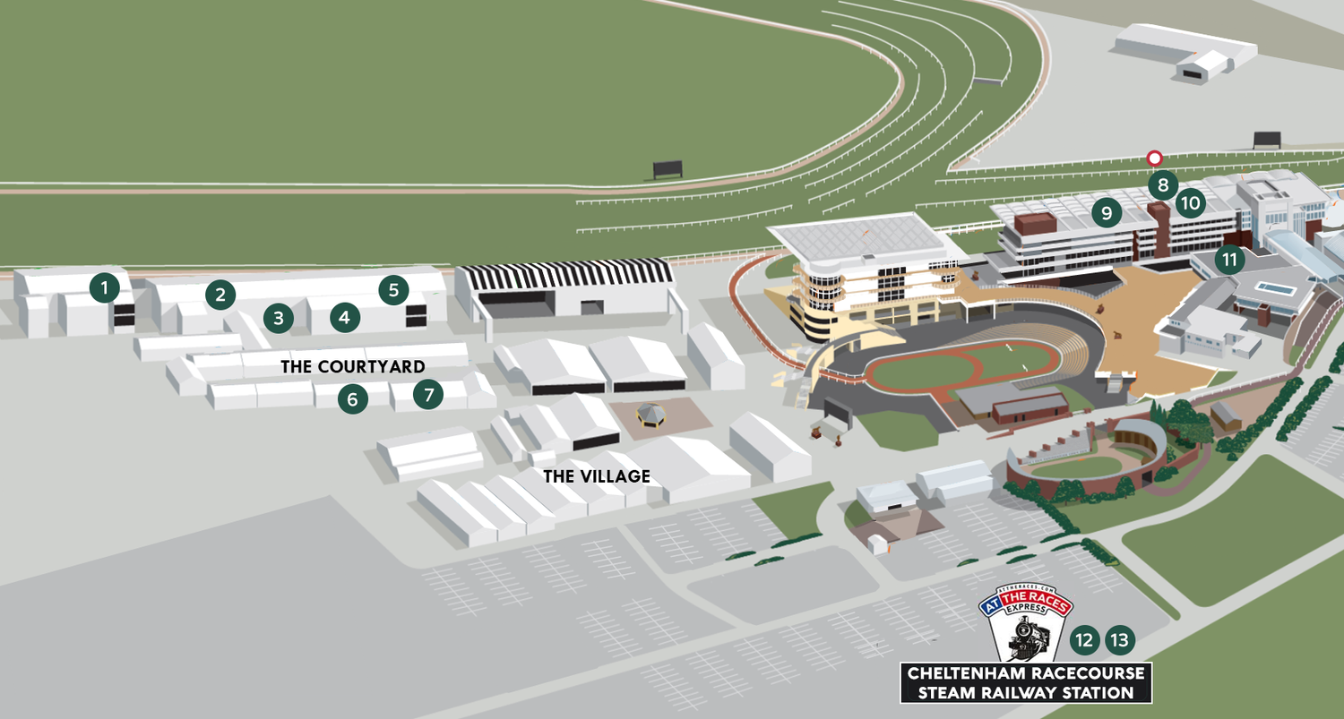 Racecourse Map | Explore Your Racing Experience — Classic Hospitality