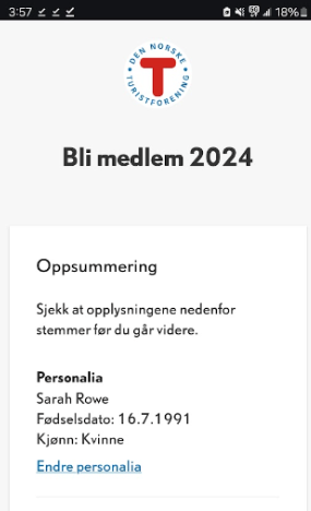 How to sign up for a DNT membership online — Solo Female Wanderer